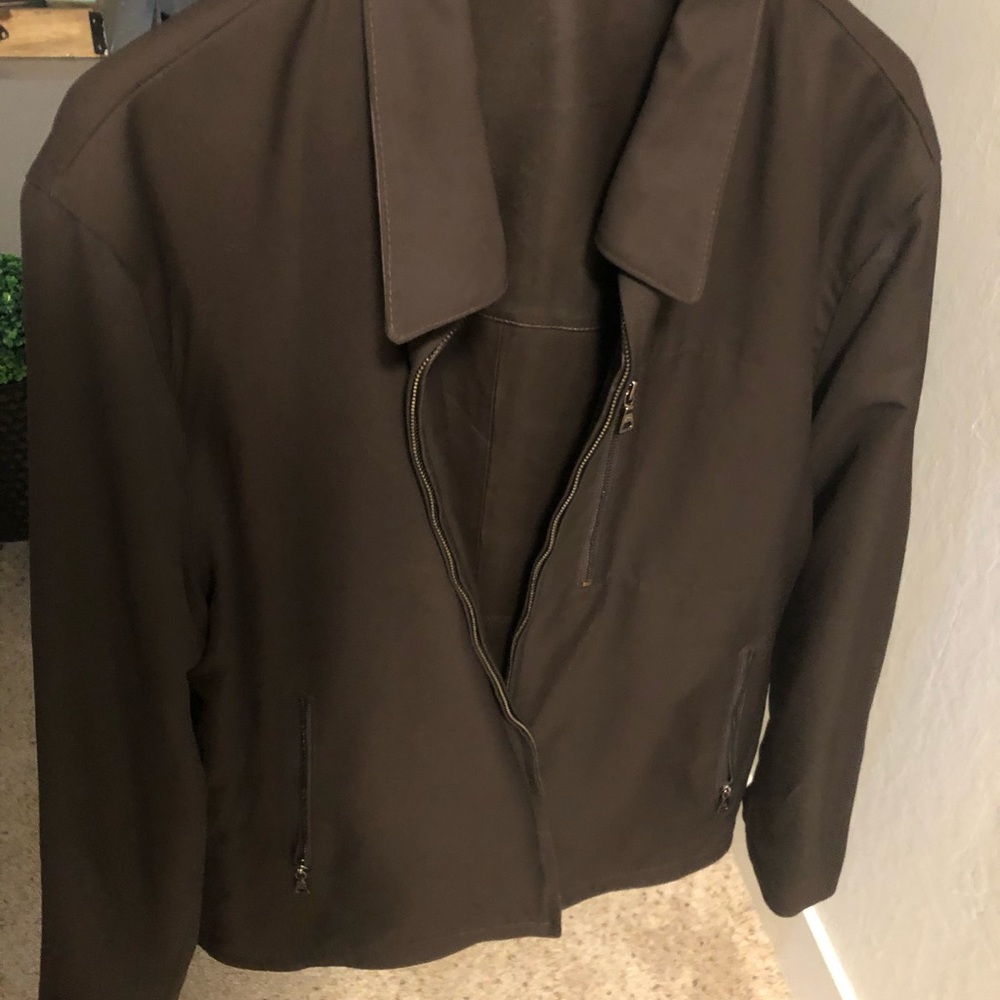 Kenneth Cole Reversible Leather Jacket. - Gem